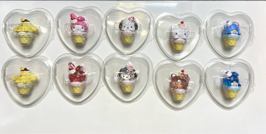 （每隻）Top toy x Sanrio characters mini 甜筒 三麗鷗 布甸狗 Pochacco Pc狗 Tuxedosam ...