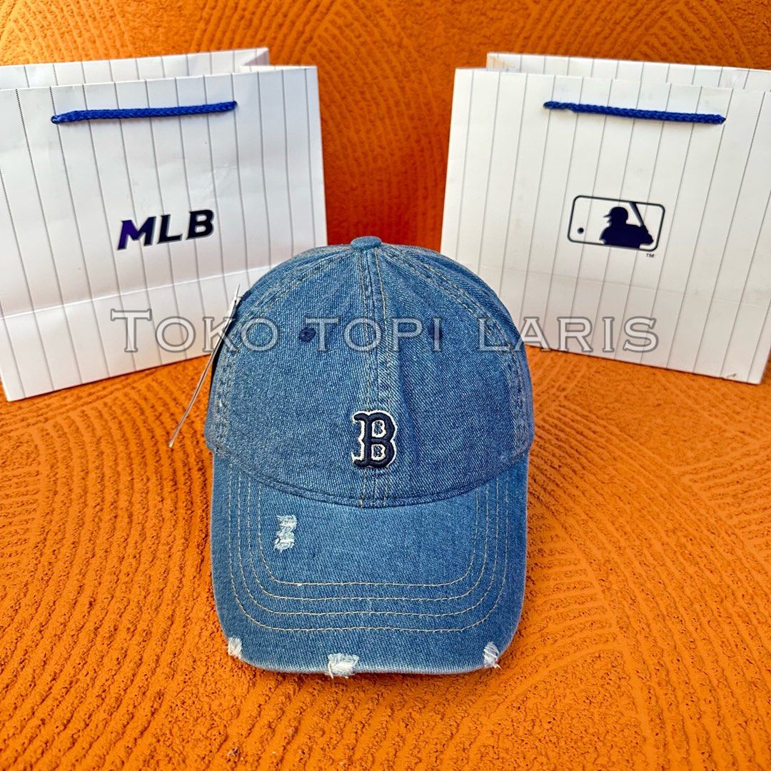 Topi MLB Denim Logo B | MLB Boston Logo | Topi MLB Logo Boston, Fesyen ...