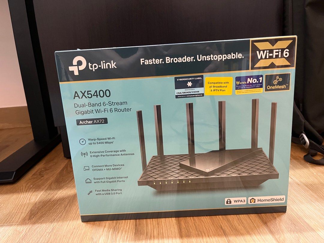 TP-link AX5400 WiFi 6 Router, Computers & Tech, Parts & Accessories ...