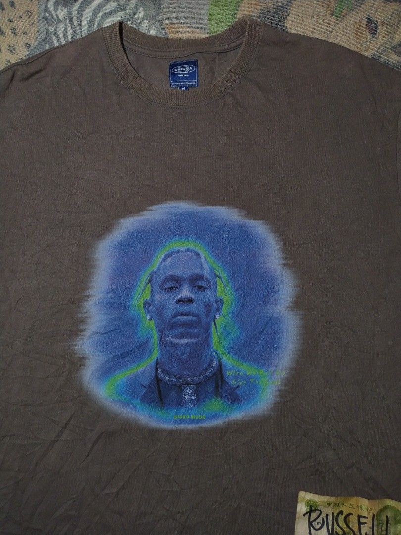 TRAVIS SCOTT "SICKO MODE", Men's Fashion, Tops & Sets, Tshirts & Polo ...