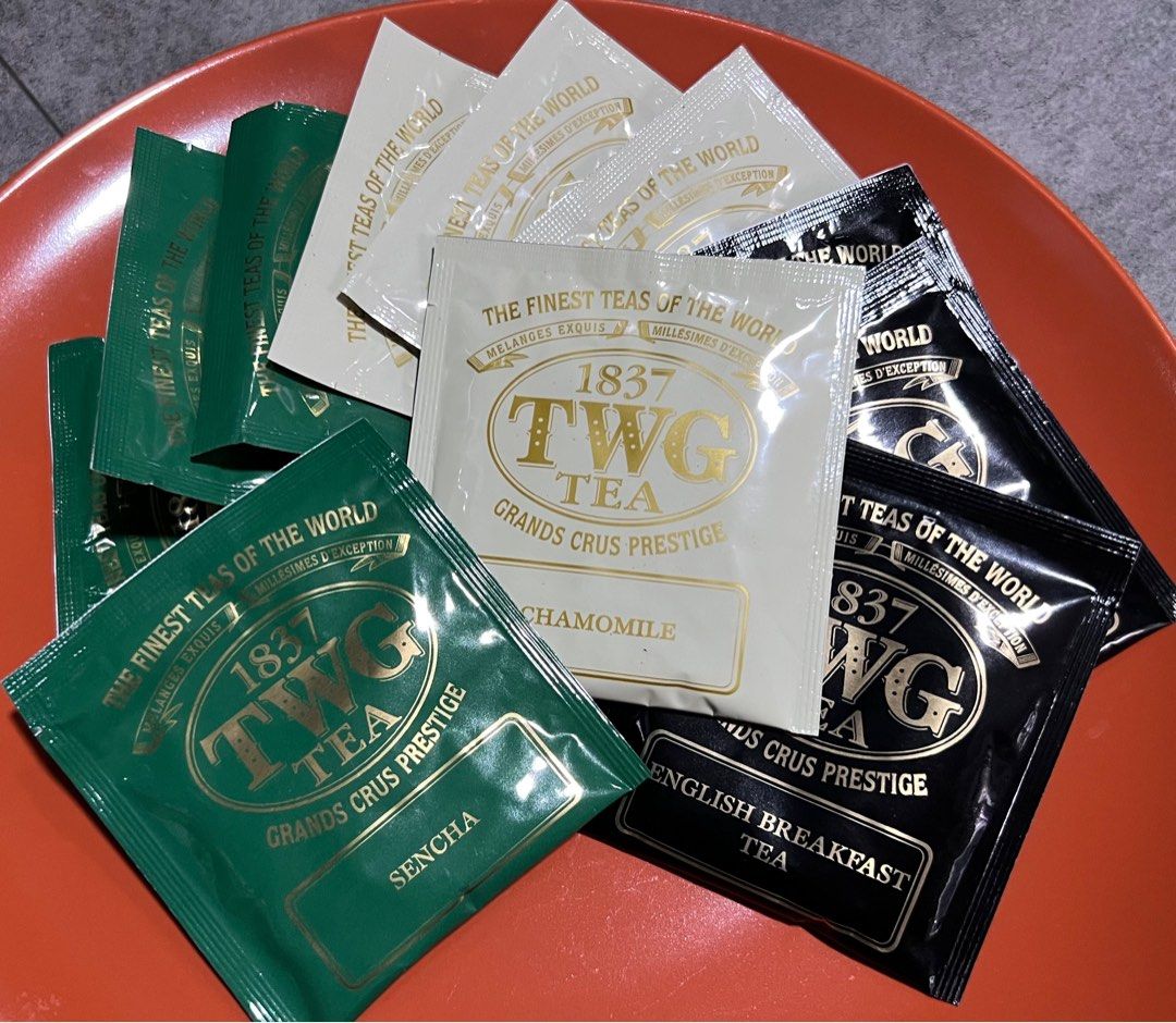 TWG Sencha, Chamomile, English Breakfast Tea, Food & Drinks, Beverages ...