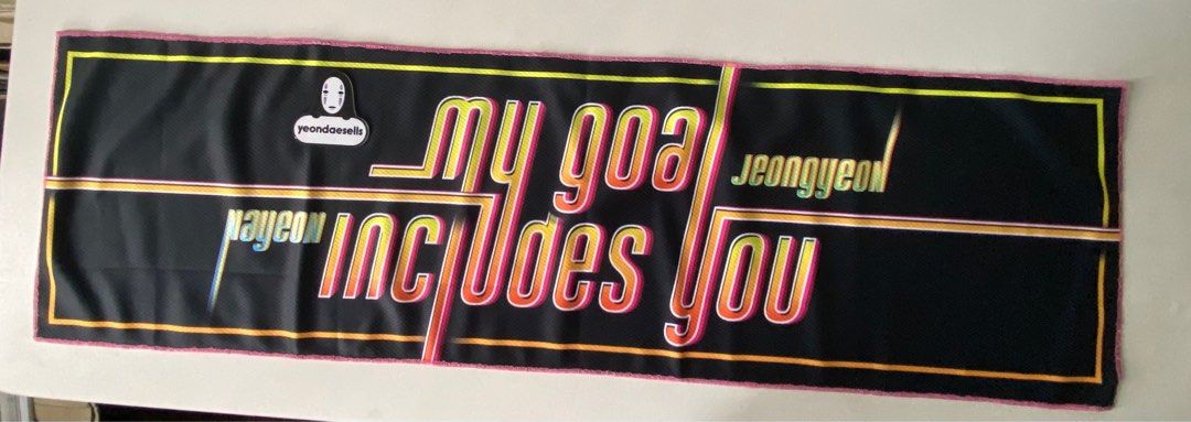 TWICE Nayeon & Jeongyeon Photocard PC Set + 2Yeon Cloth Banner Set ...