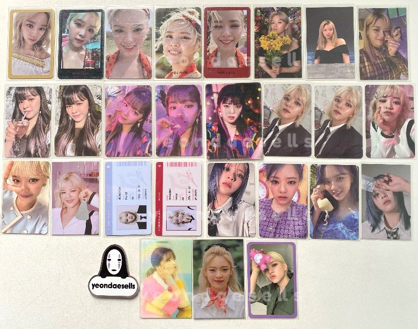 TWICE Nayeon & Jeongyeon Photocard PC Set + 2Yeon Cloth Banner Set ...
