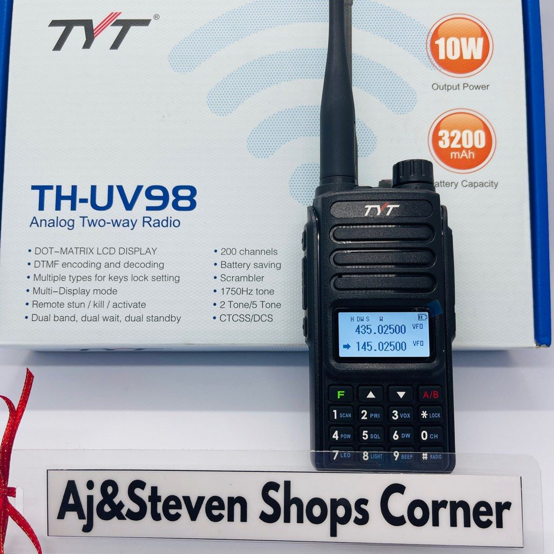 TYT TH-UV98 TWO WAY RADIO LONG RANGE, Mobile Phones & Gadgets, Walkie-Talkie on Carousell