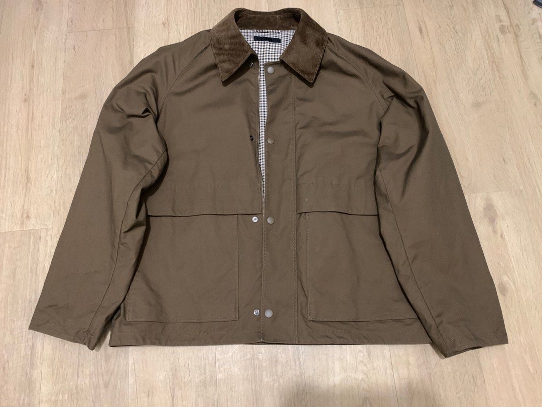 Uniqlo utility short blouson jacket, Men's Fashion, Coats, Jackets and ...