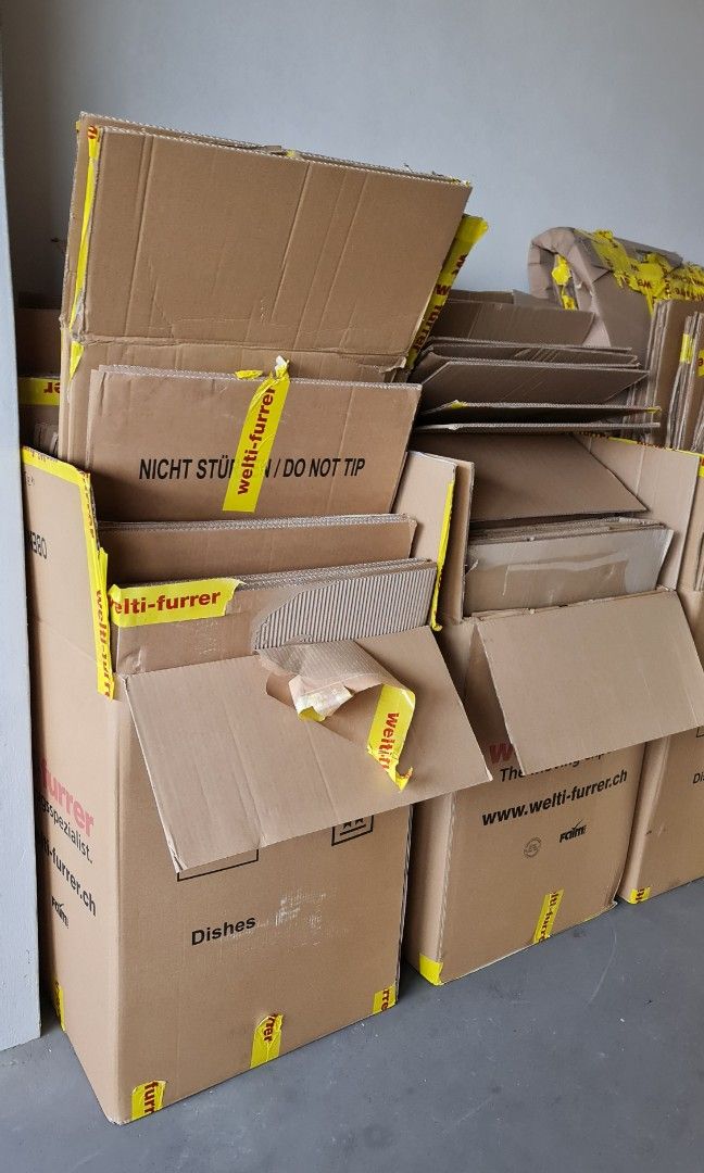 Used carton boxes of all sizes, Furniture & Home Living, Home ...