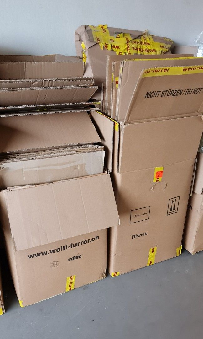 Used carton boxes of all sizes, Furniture & Home Living, Home ...