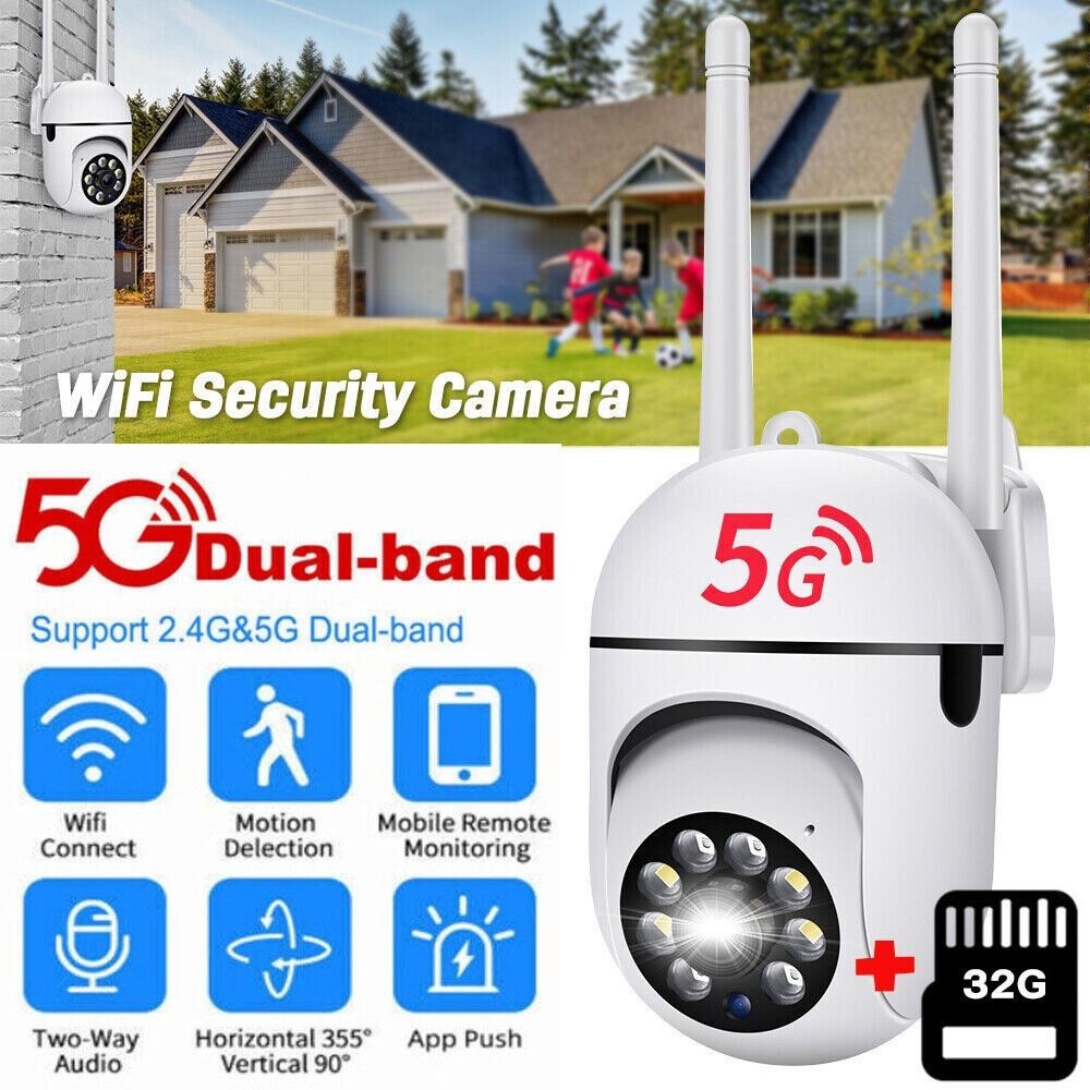 V380 Q8 2MP Wireless CCTV Camera IP WiFi Network IR Night Vision ...