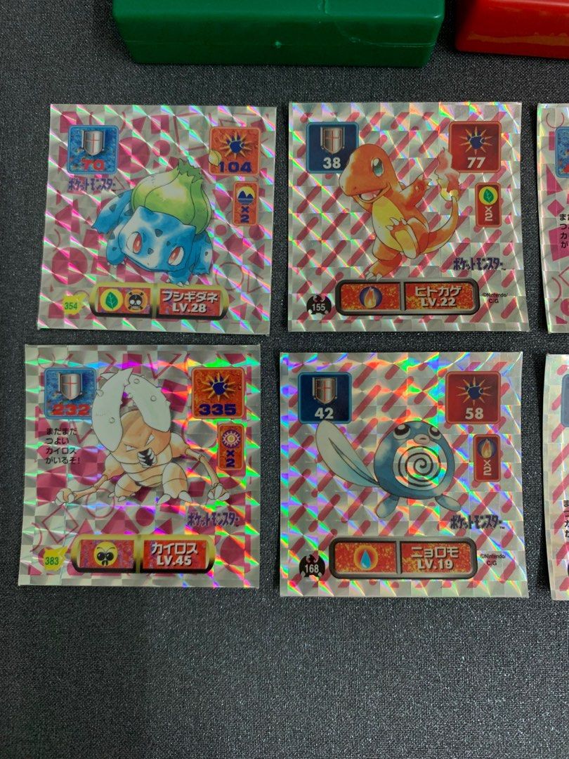 Vintage 96-97 Pokemon Hyper Sticker Collection With 2 mewtwo charizard ...