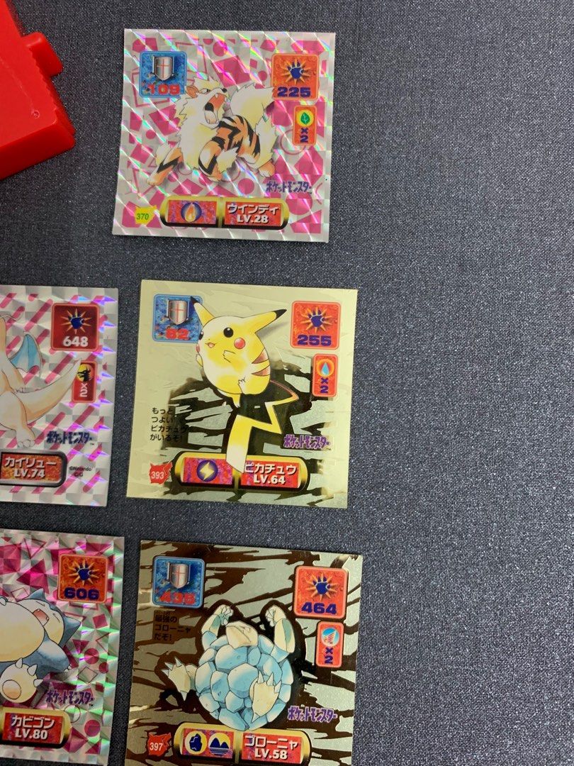 Vintage 96-97 Pokemon Hyper Sticker Collection With 2 mewtwo charizard ...