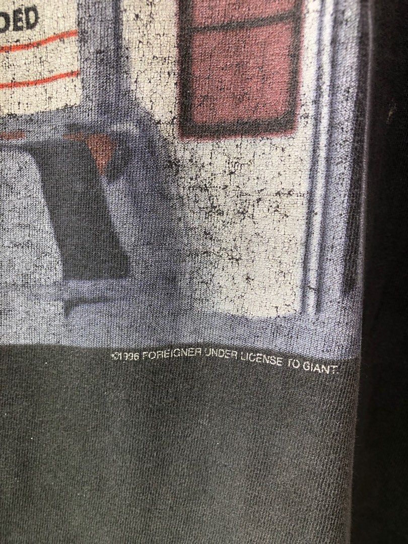 vintage foreigner british rock band shirt, Men's Fashion, Tops & Sets ...