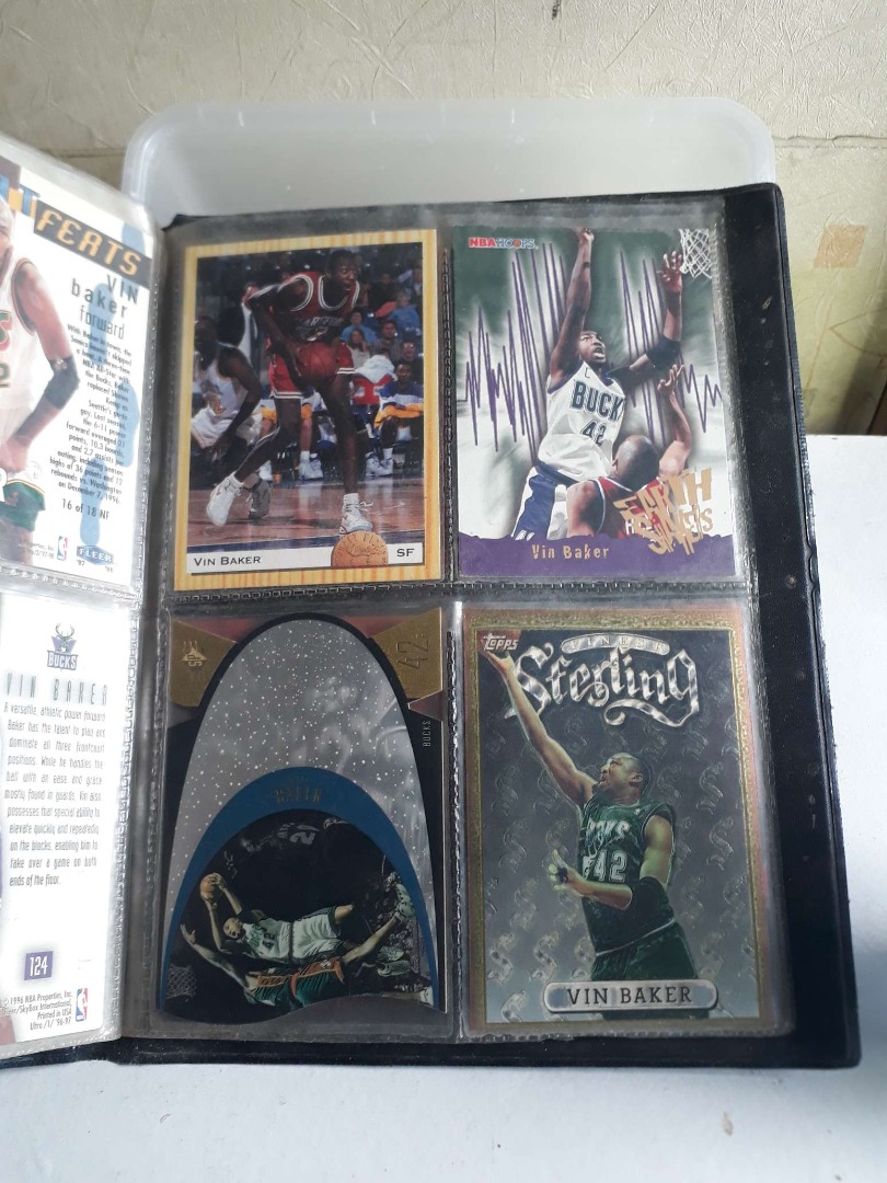 Vintage Preloved Vin Baker collectible NBA cards (lot), Hobbies & Toys ...