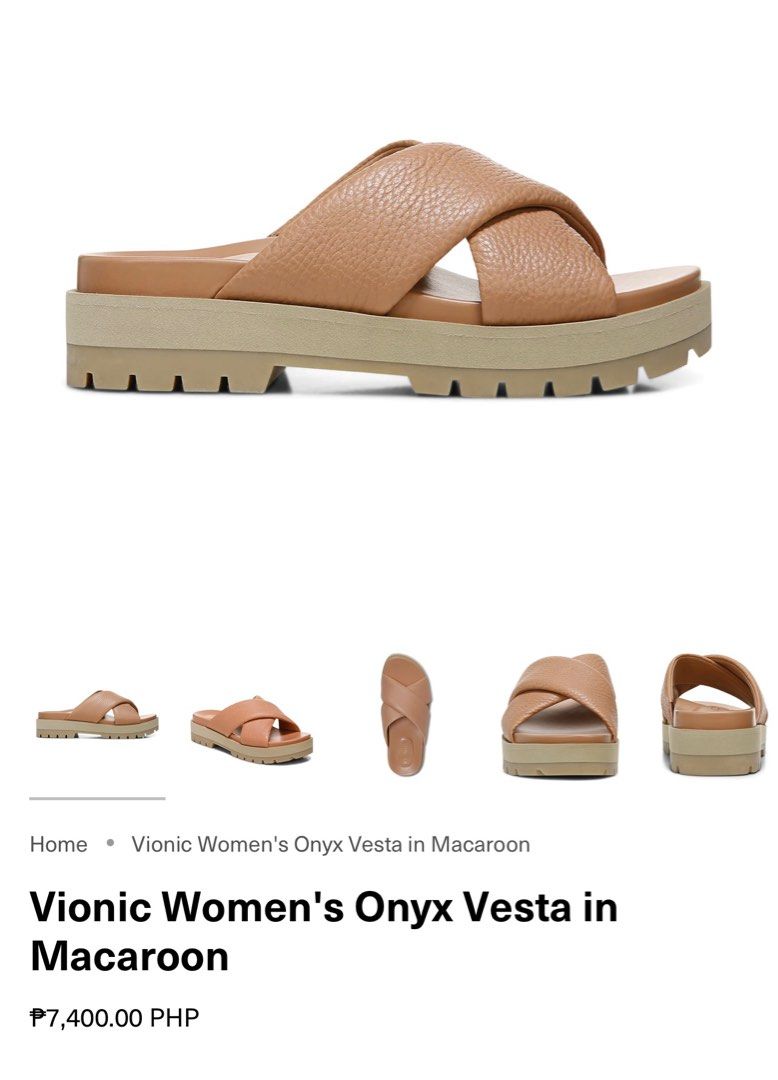 Vionic Onyx Vesta Heel Sandals, Women's Fashion, Footwear, Sandals on ...