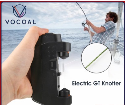 Vocoal Electric Fish Knot Assist Tool Fast Electric Knotter Sea Fishing Automatic Quick Knotter ...