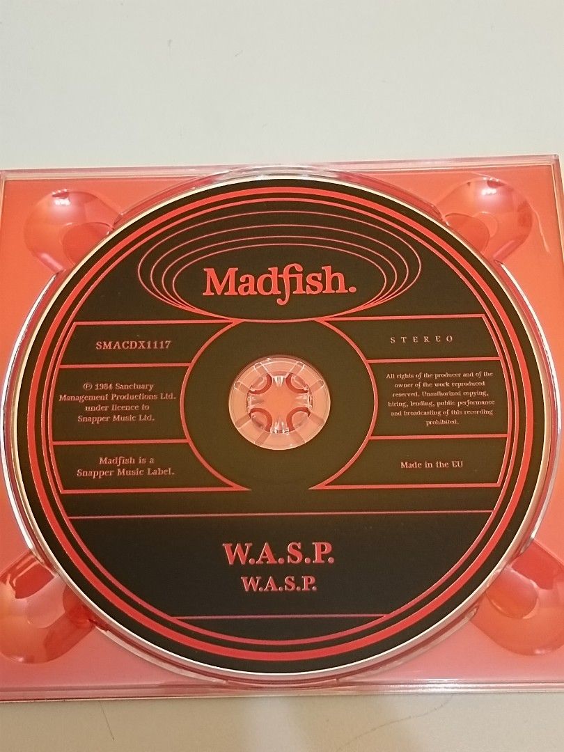 WASP, 1984 ( Madfish, EU Press ), Hobbies & Toys, Music & Media, CDs ...