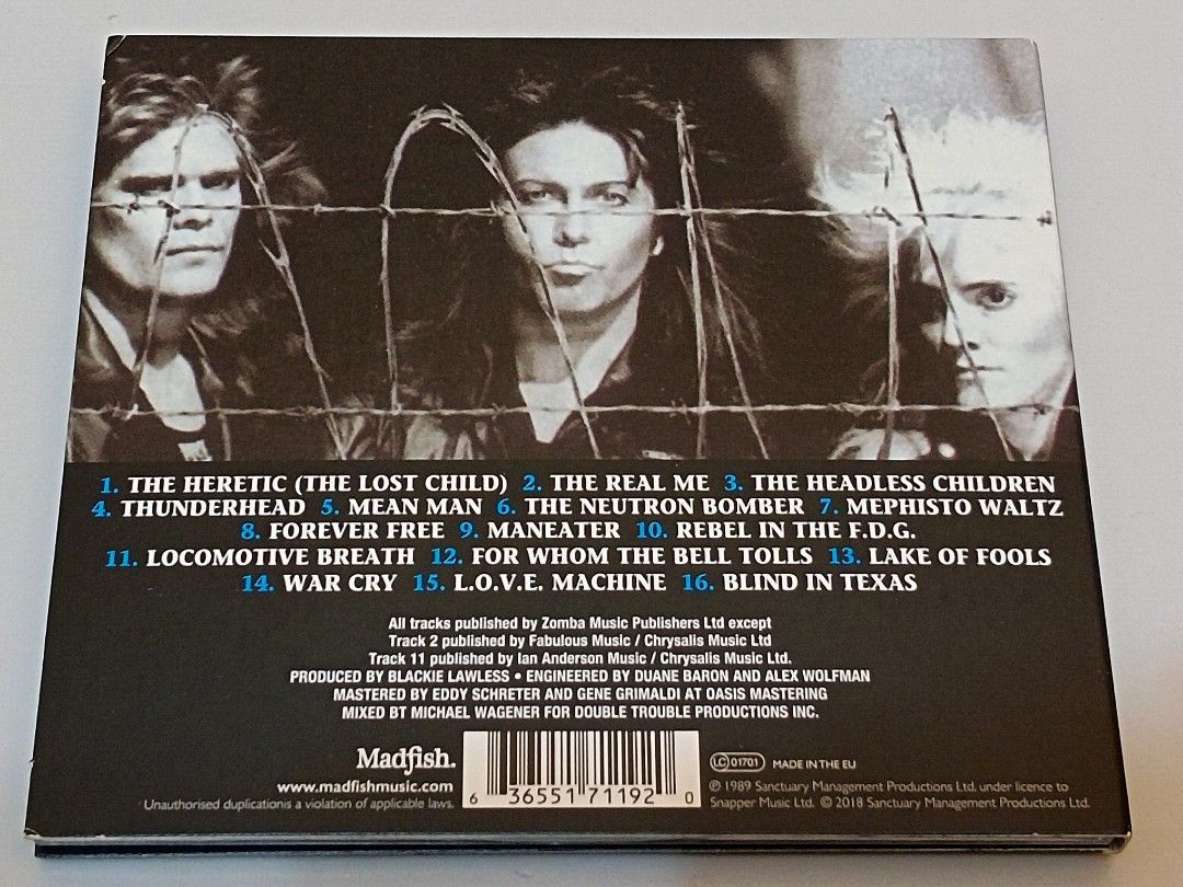 WASP, The Headless Children ( Madfish, EU Press ), Hobbies & Toys ...