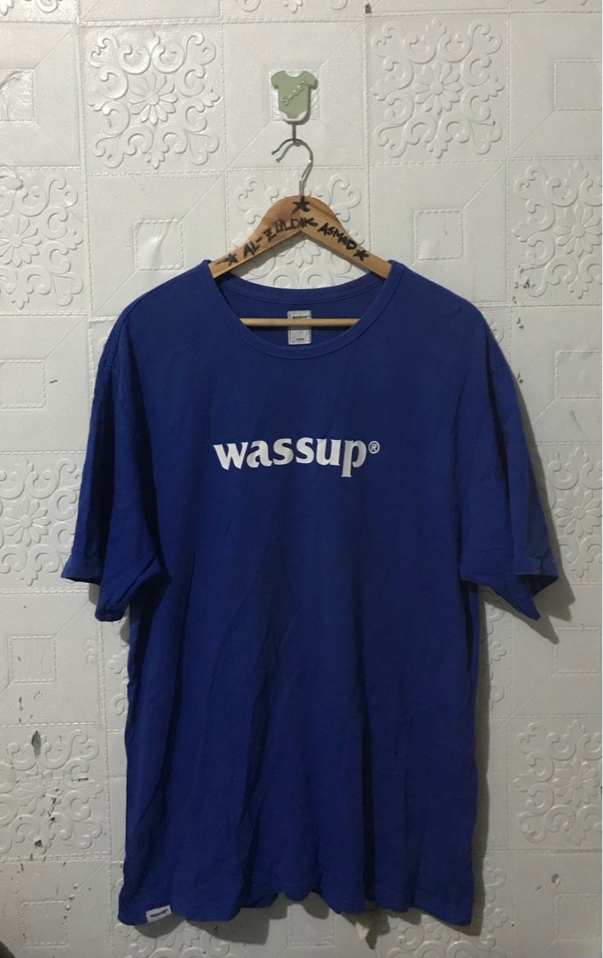 Wassup tee, Men's Fashion, Tops & Sets, Tshirts & Polo Shirts on Carousell