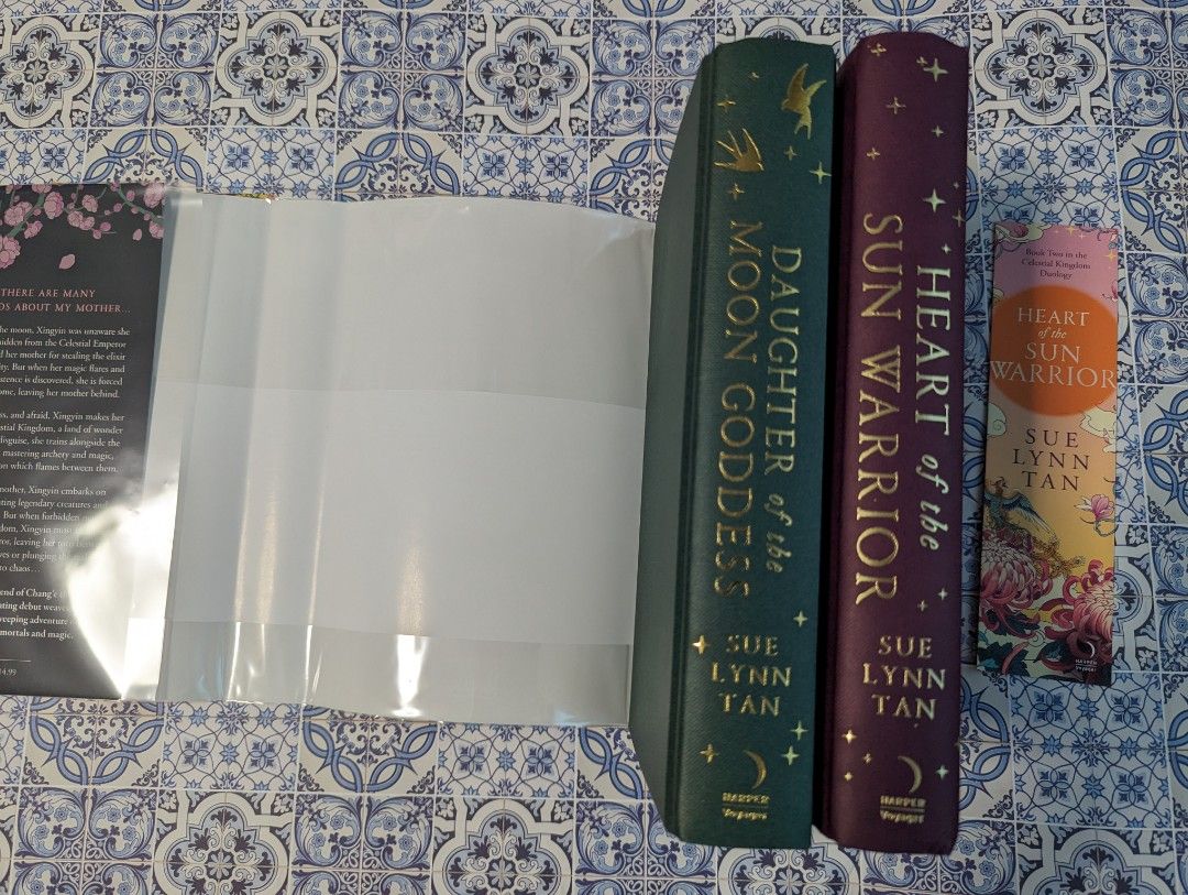 Waterstones Signed Daughter of the Moon Goddess & Heart of the Sun Warrior by Sue Lynn Tan ...