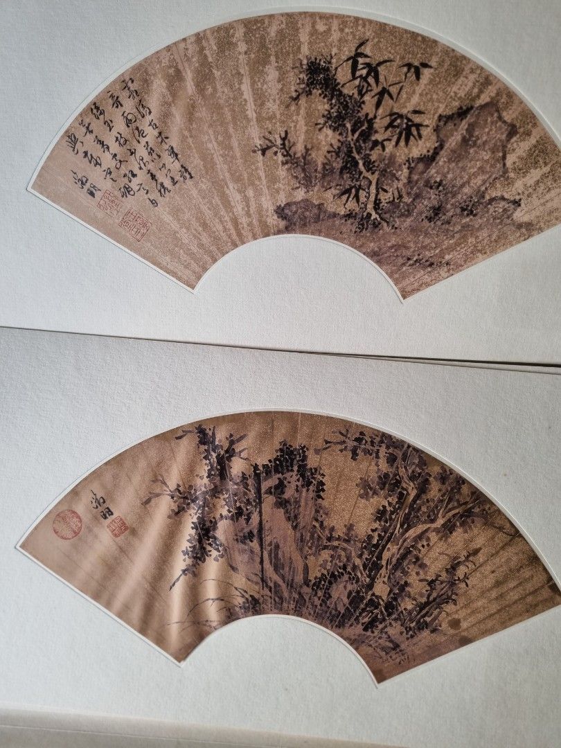 Wen Cheng-ming Collection of Fan Paintings, Hobbies & Toys, Memorabilia ...