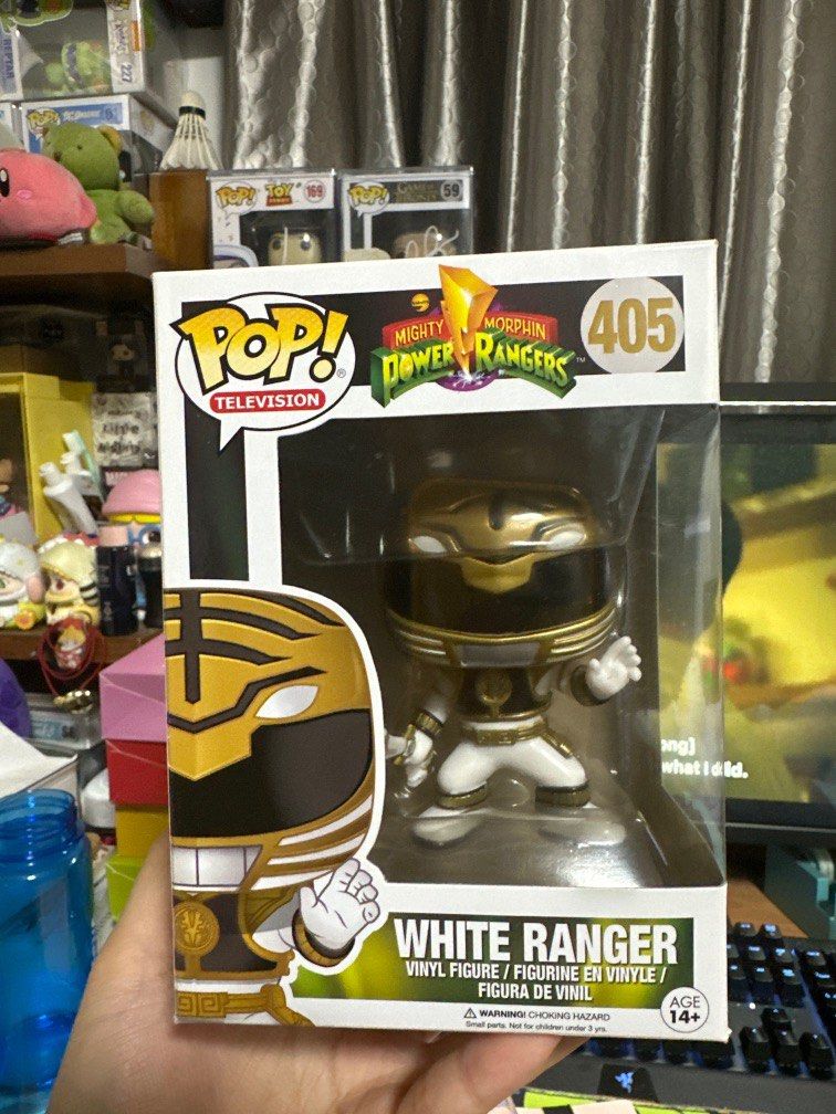 White Ranger (Action Pose) Funko Pop - Power Rangers, Hobbies & Toys ...