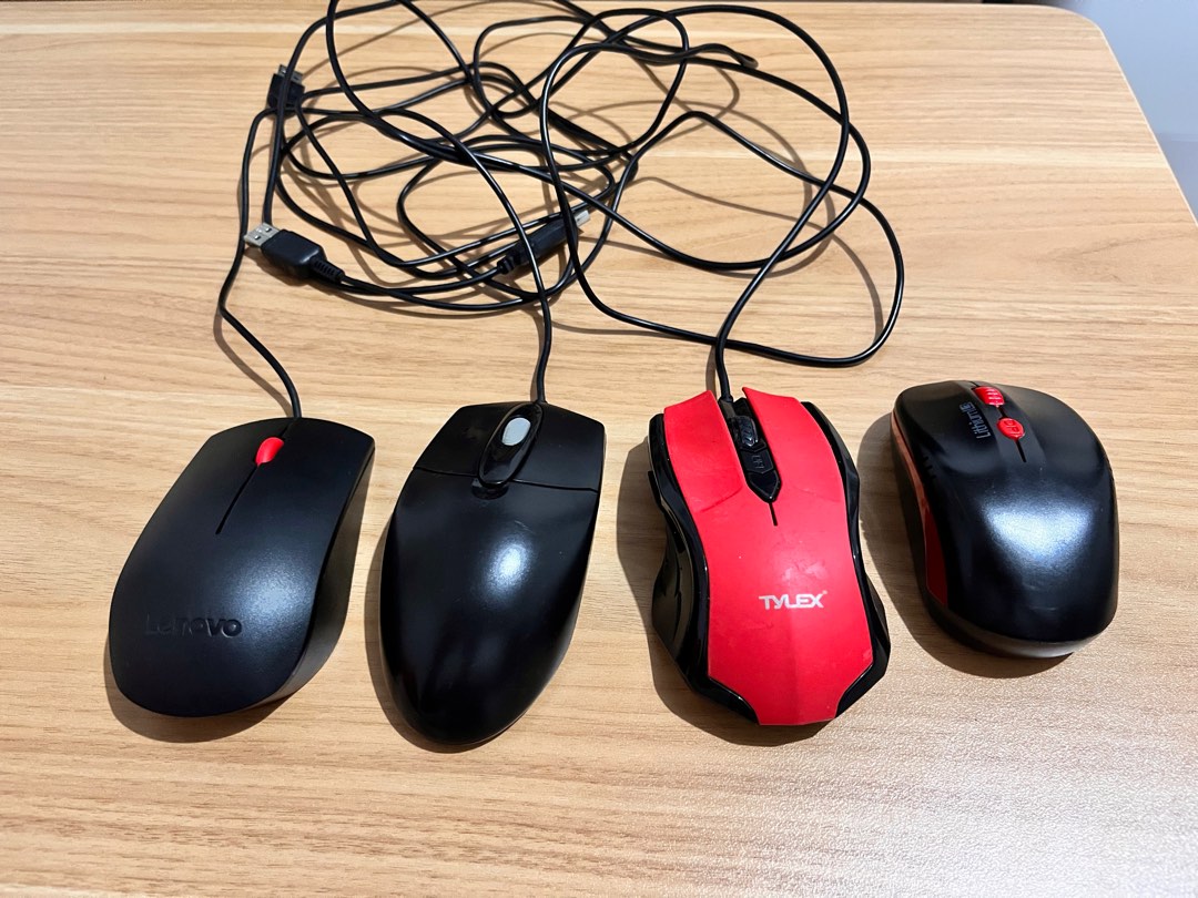 Wired & wireless used mouse, Computers & Tech, Parts & Accessories ...