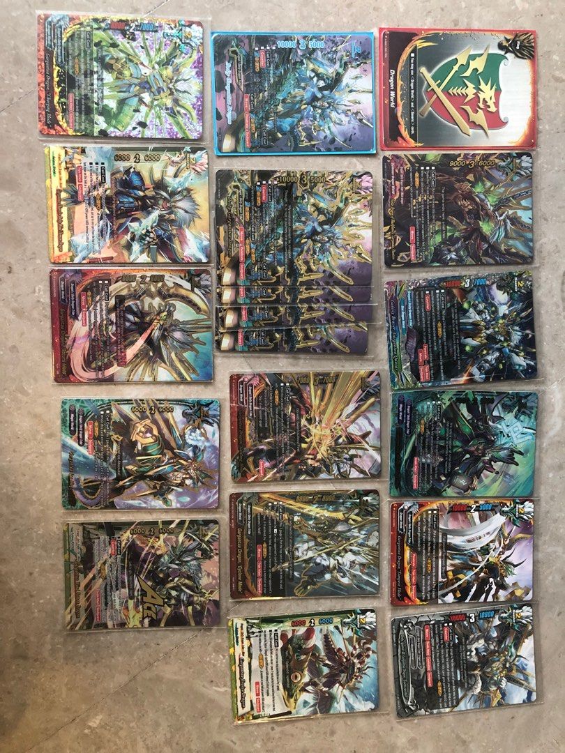 WTS /WTT 2 FB Buddyfight Decks Deity Dragon Tribe and MAX Dragon ...