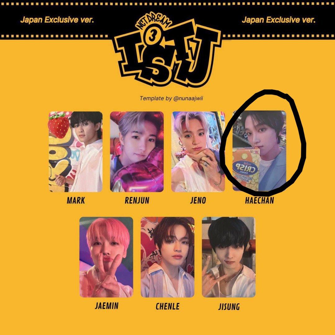 wtt jaemin istj jpn poster ver, Hobbies & Toys, Memorabilia ...