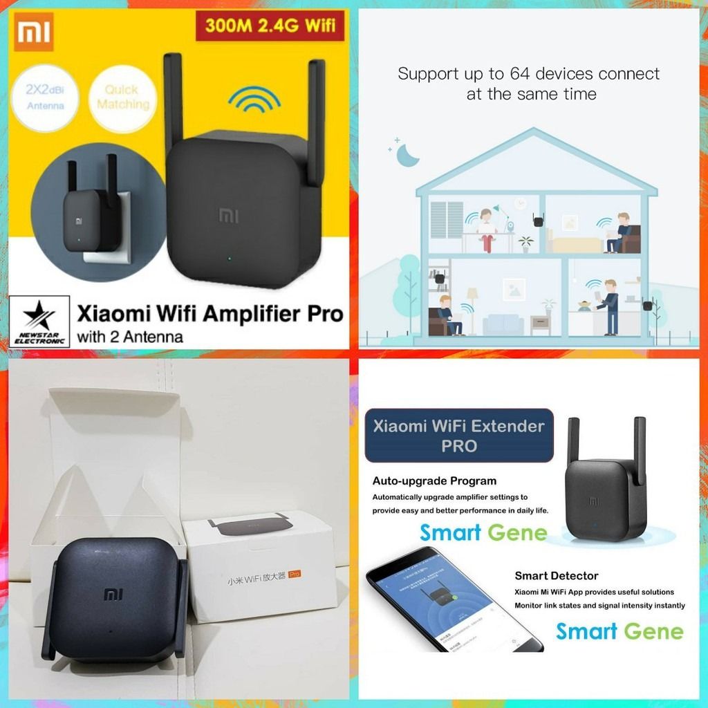 Xiaomi Mi WiFi Range Extender AC1200 Extend dual band WiFi throughout ...