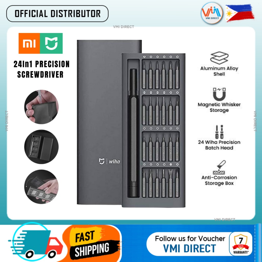 Xiaomi Mijia Screwdriver Kit 24in1 with Aluminium Alloy Storage Box ...