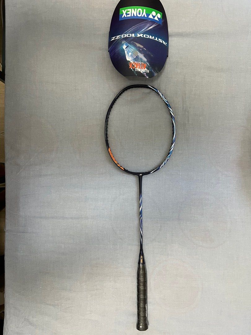 Yonex Astrox 100ZZ Navy Blue, Sports Equipment, Sports & Games, Racket ...