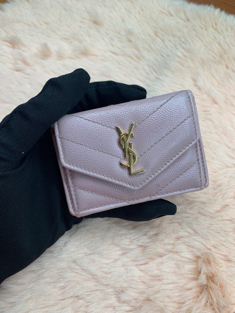 YSL Trifold Wallet, Luxury, Bags & Wallets on Carousell