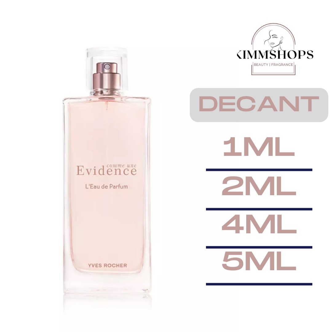 Yves Rocher Comme Une Evidence Perfume Decant, Beauty & Personal Care ...