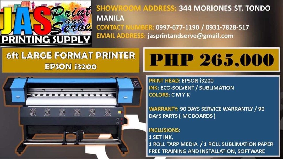 10ft Large format printer machine, Computers & Tech, Printers, Scanners ...
