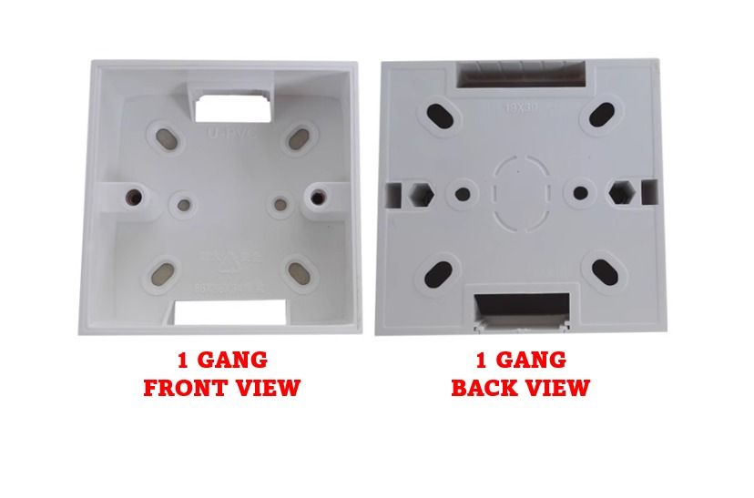 1 Gang Electrical Switch Socket Mounting Bracket Box / 2 Gang ...