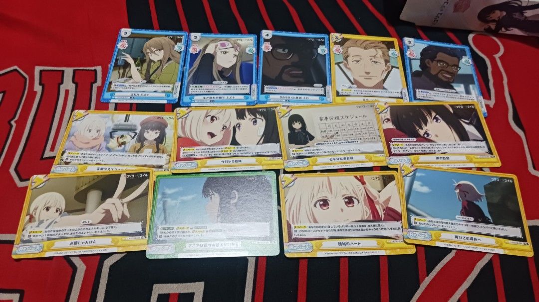 28 pcs lycoris recoil card re birth chisato takina, Hobbies & Toys ...