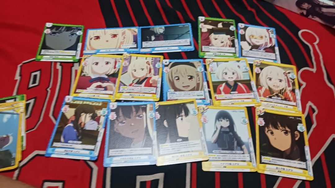 28 pcs lycoris recoil card re birth chisato takina, Hobbies & Toys ...