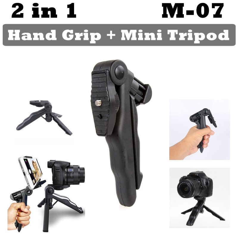 2 in 1 Handheld Grip and Foldable Tripod for DSLR Camera Gopro ...