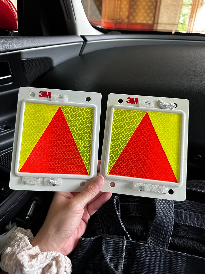 2 x car P Probation Plate, Car Accessories, Car Plates on Carousell