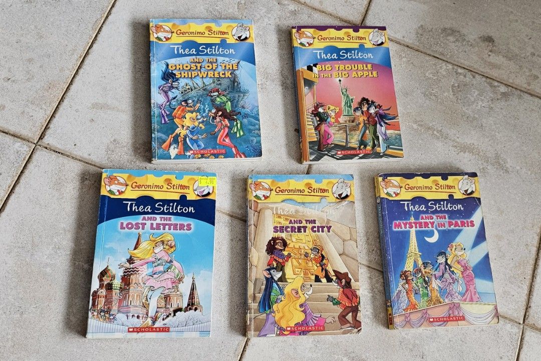 (2nd hand) Geronimo Stilton (Thea Stilton) series story book children ...