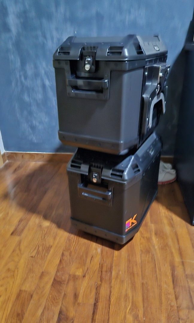 40l Krauser/hepco becker Xplorer side panniers, Motorcycles, Motorcycle ...