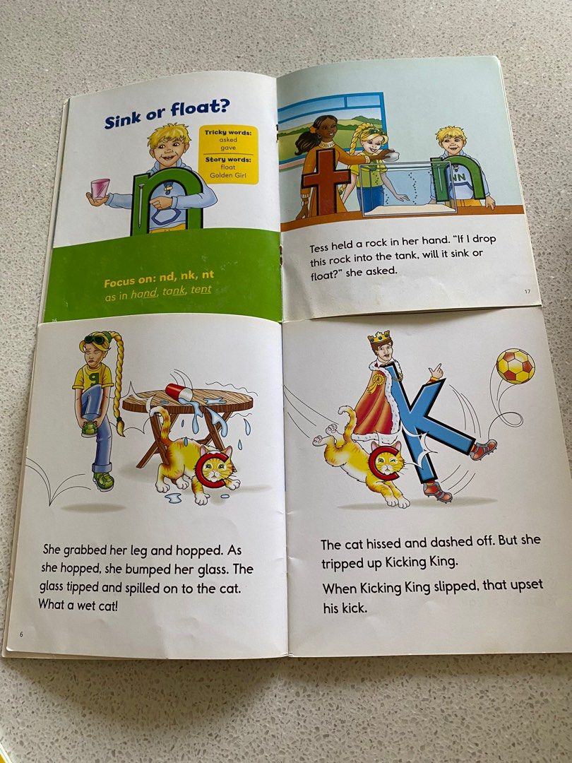 5 Letterland phonics books level 3, Hobbies & Toys, Books & Magazines ...