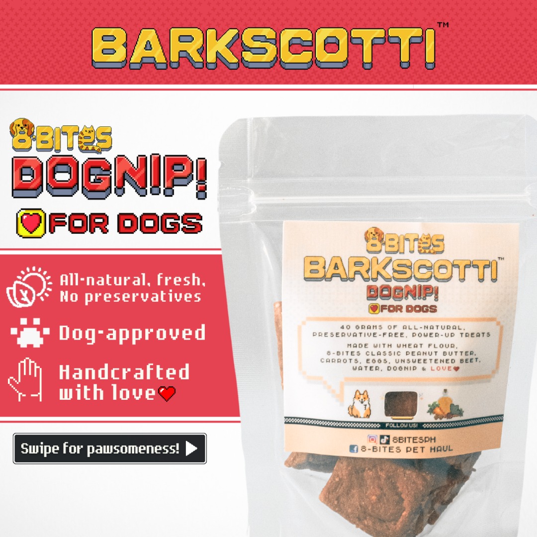 8BitesPH Barkscotti Dognip All Natural No Preservative Dog Treat ...
