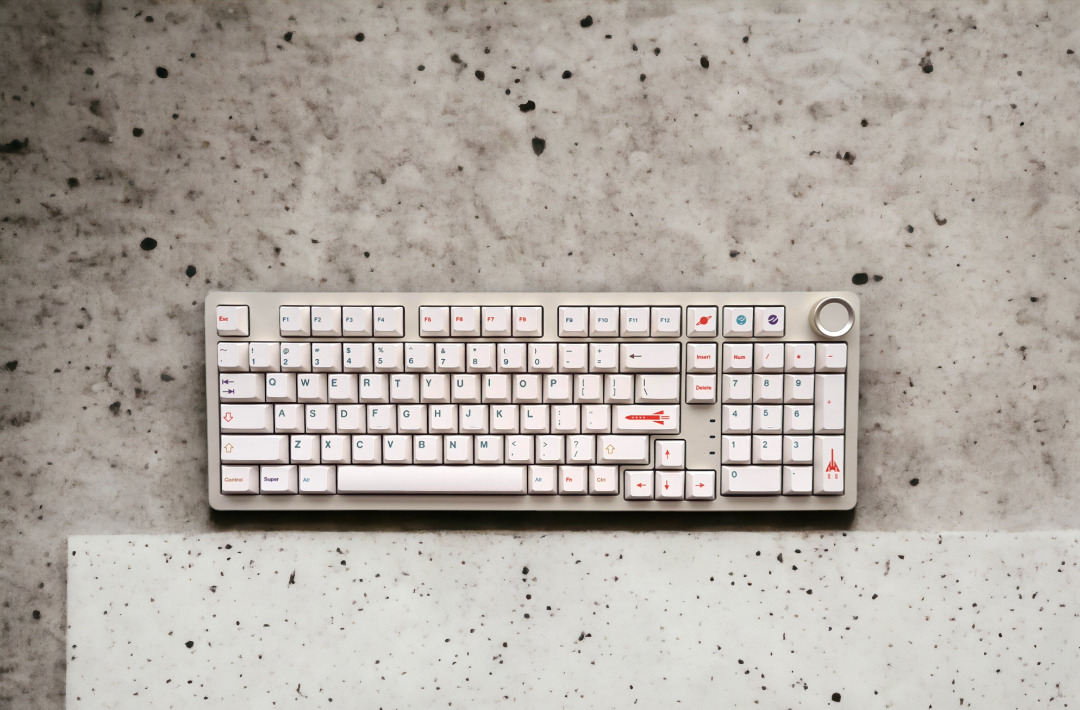 96% Custom Mechanical Keyboard (Aerospace2309)- Fully Modded, Computers ...