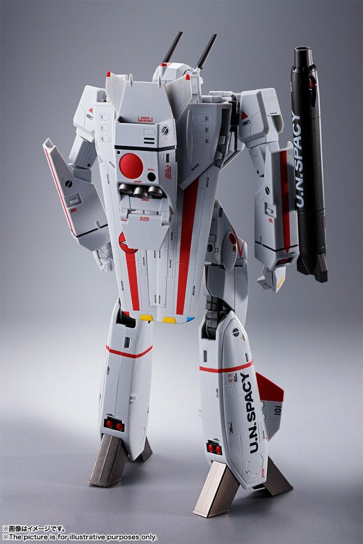 全新 現貨 日版 BANDAI DX 超合金 MACROSS 超時空要塞 VF-1J VALKYRIE HIKARU ICHIJO use 初回限定版 附送底座(可調教角度) 韋基利 VF-1 ...