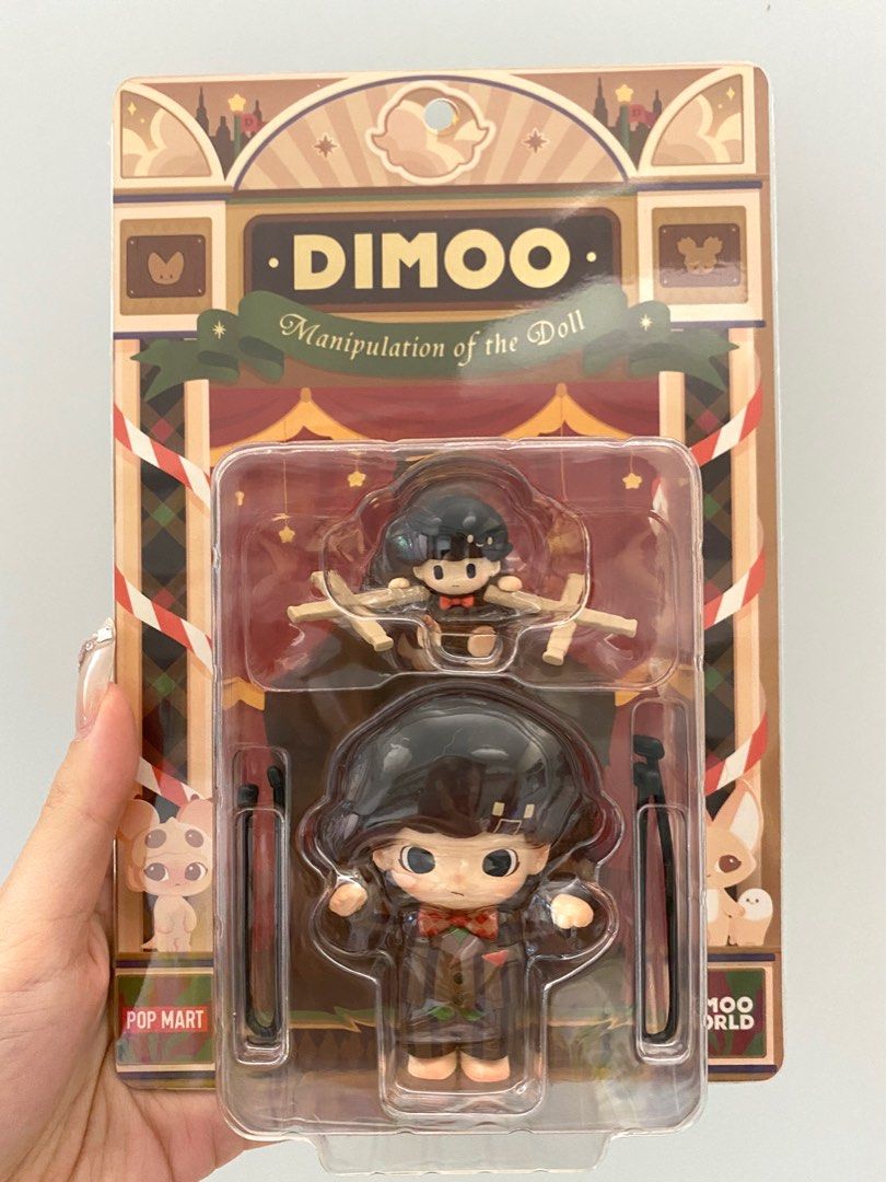 最新 操縱 木偶 吊卡 Popmart Dimoo Figure Doll玩具 擺件 盲盒 公仔 收藏, 興趣及遊戲, 玩具 & 遊戲類 ...