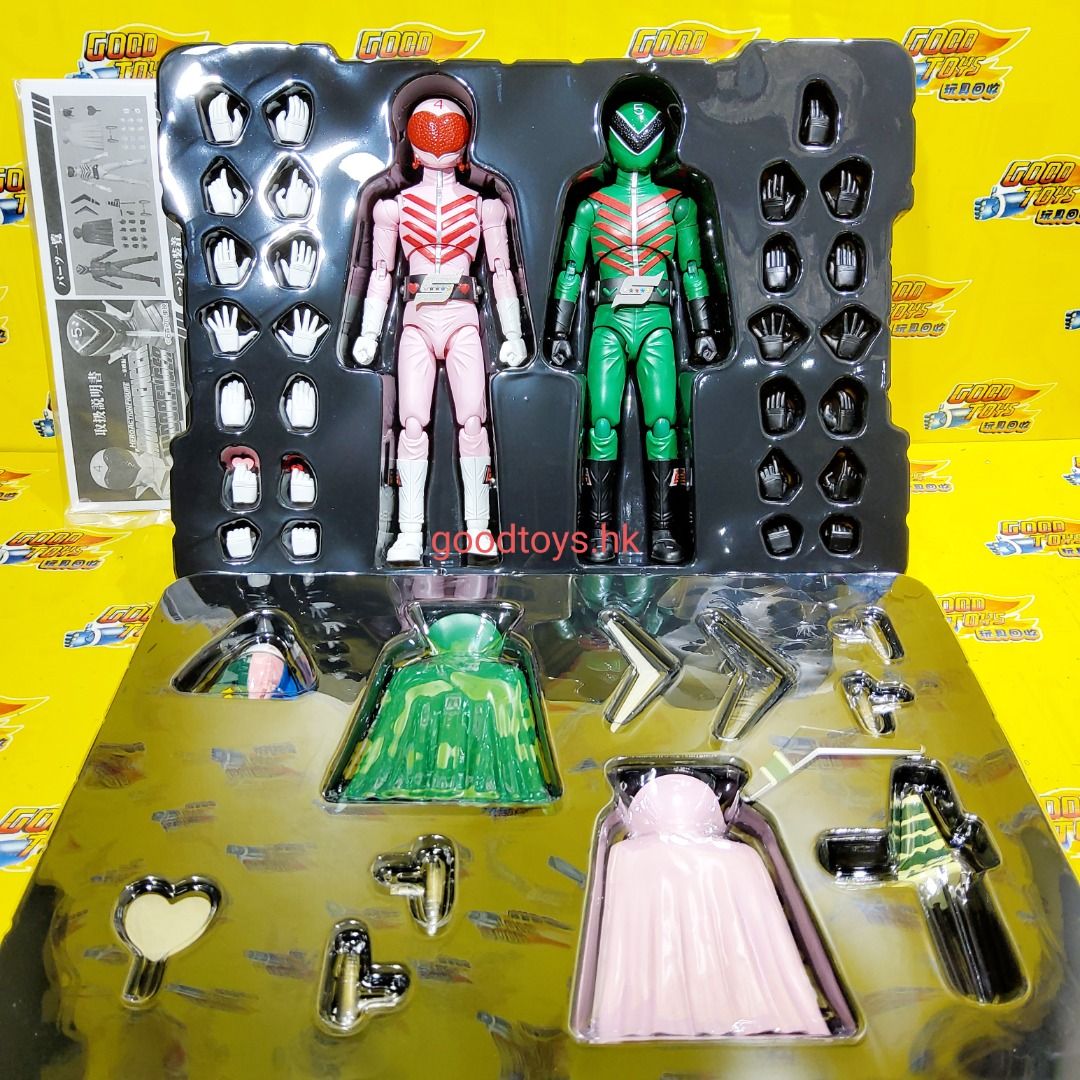 中古已開封 EVOLUTION TOY HERO ACTION FIGURE 東映編 秘密戰隊 五勇士 AKARENGER ...