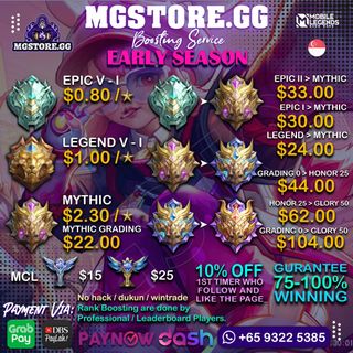 ⭐ Boosting Rank Mobile legends / joki / boost mlbb package ⭐, Video ...