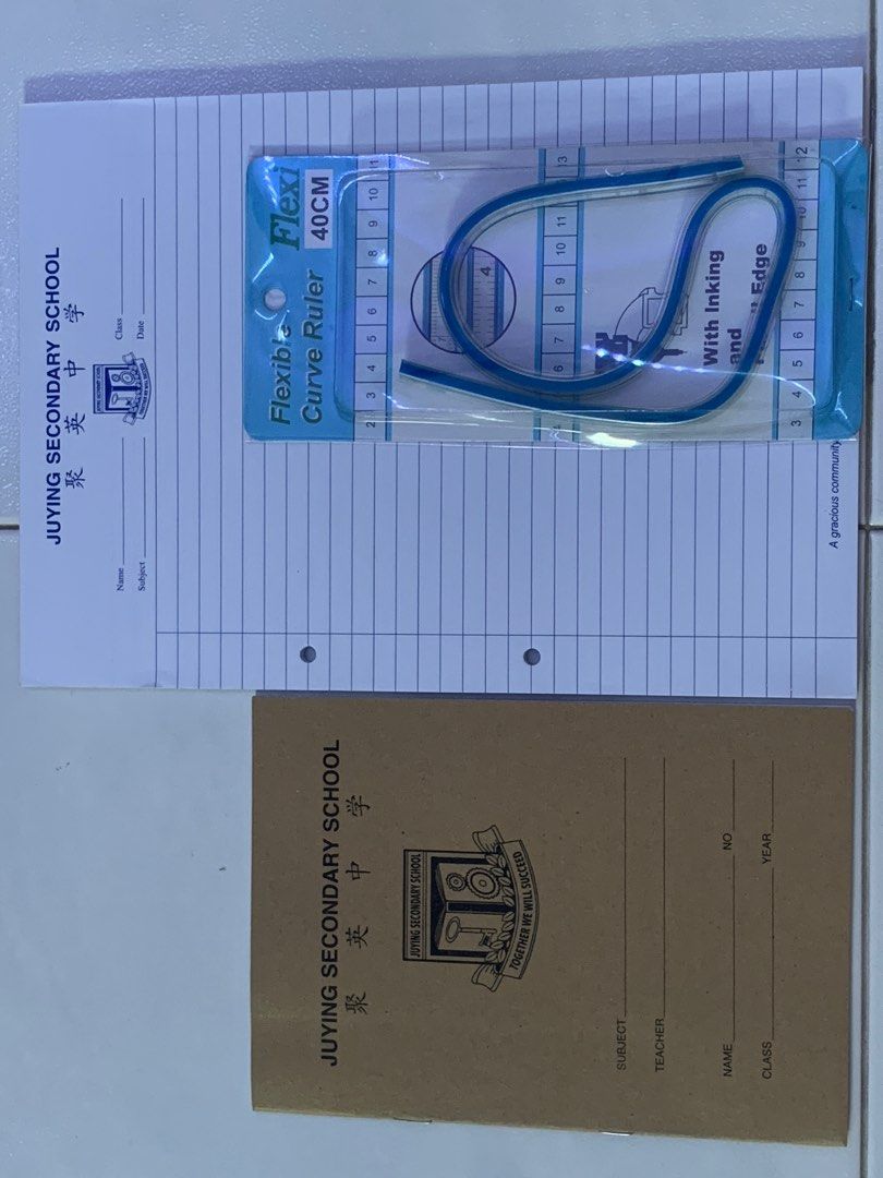 Juying A4 Exam Pad, A5 Single Lined Exercise Books, Flexible Curve ...