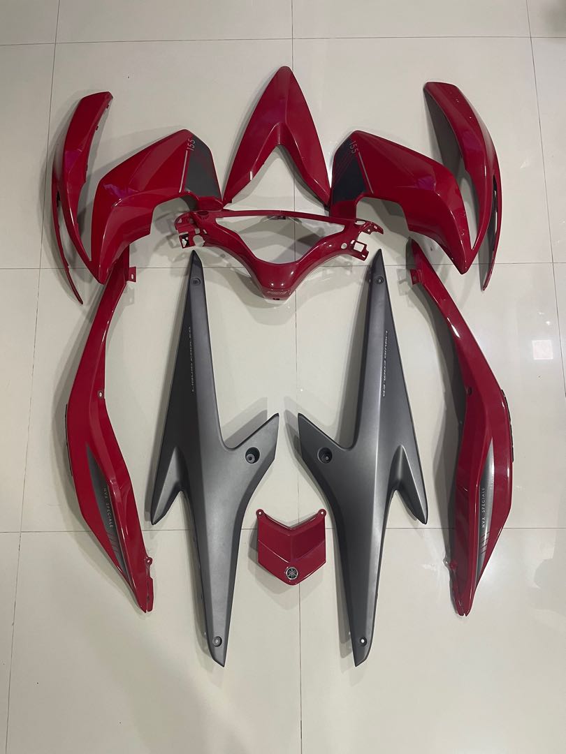 Aerox V1 coverset, Motorcycles, Motorcycle Accessories on Carousell