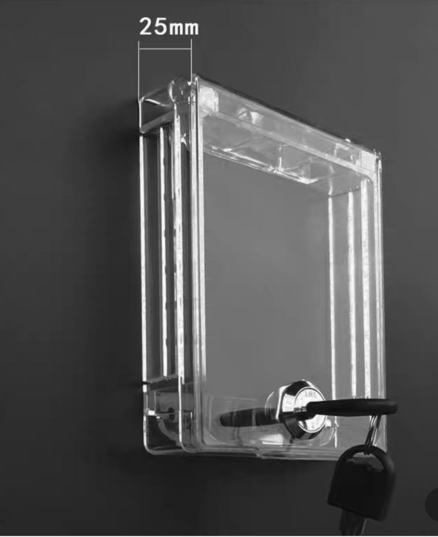 Air Con switch Acrylic cover with lock & key, TV & Home Appliances, Air ...